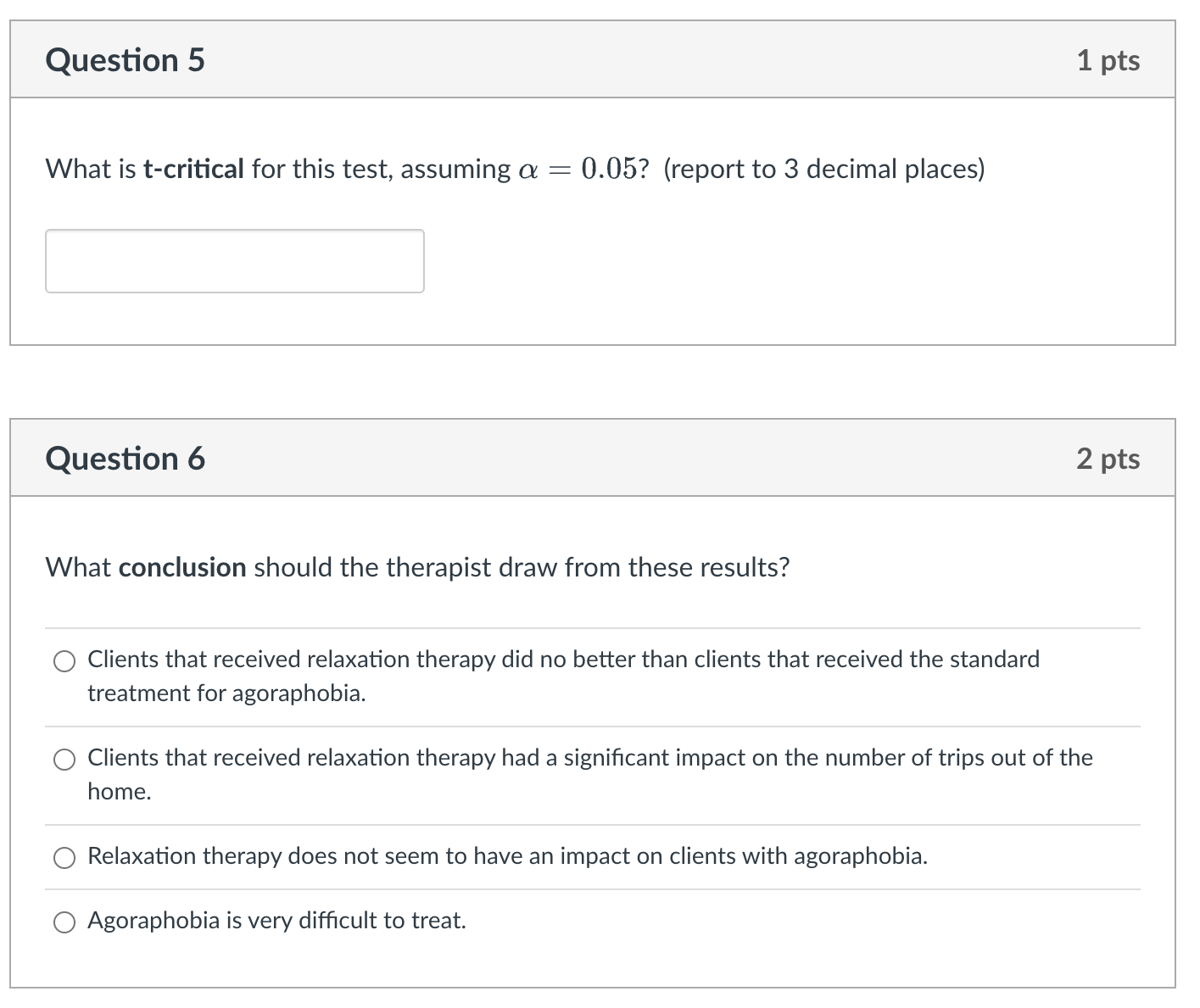 Solved People with agoraphobia feel a high level of anxiety | Chegg.com