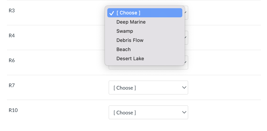 [Solved]: Match the rock specimen with its likely deposition