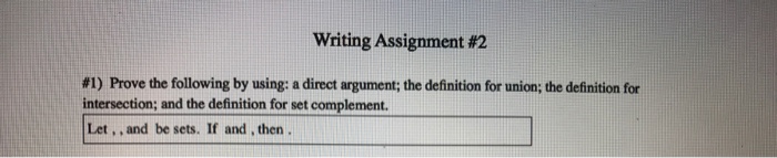Solved Prove the following by using: a direct argument; the | Chegg.com