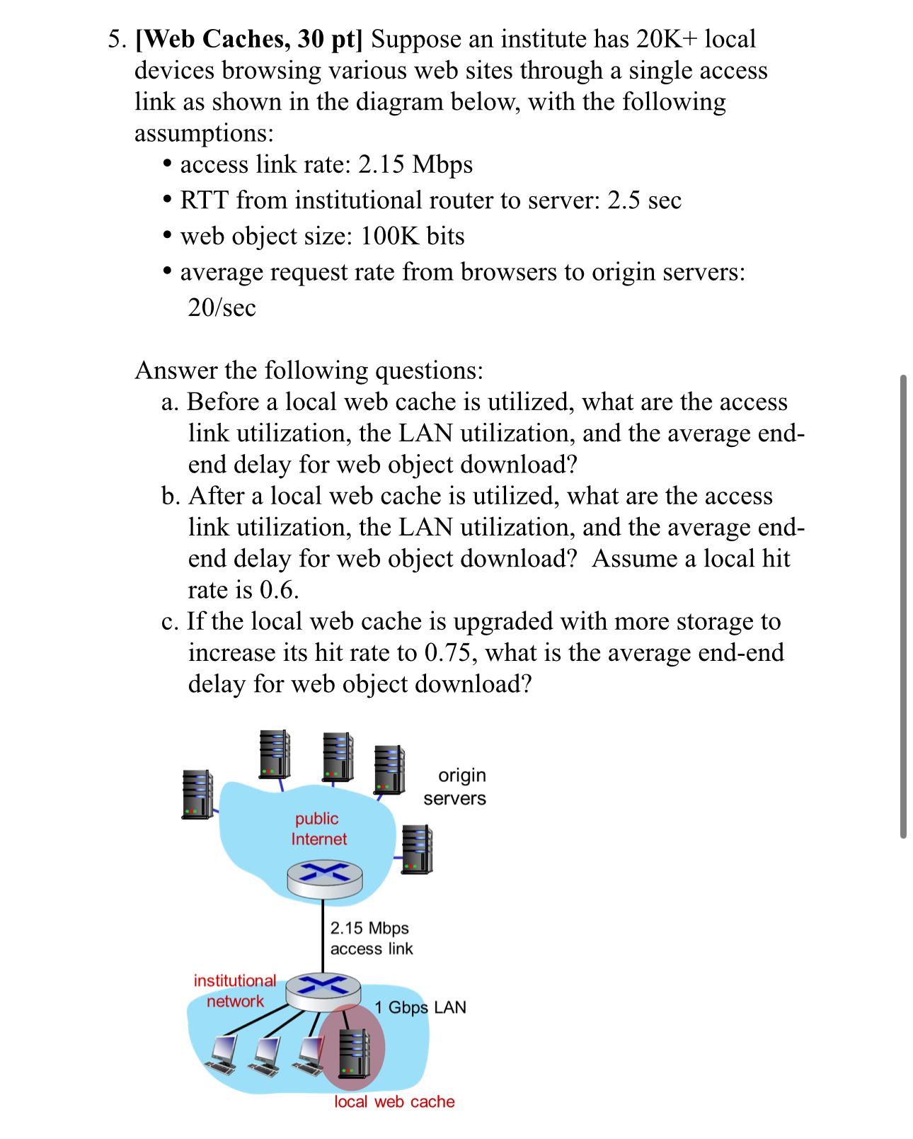 Solved Answer the following questions:a. ﻿Before a local web | Chegg.com