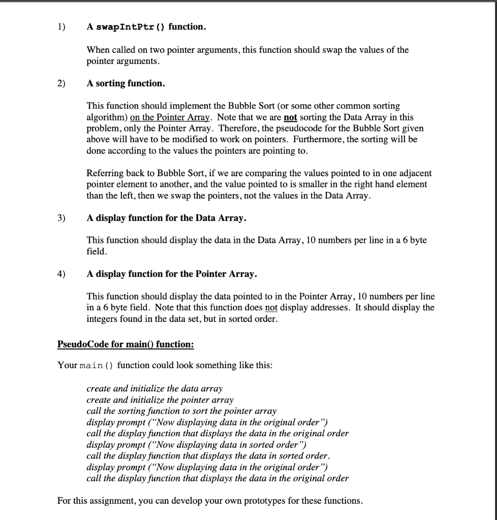 Sometimes we're given an array of data that we need | Chegg.com