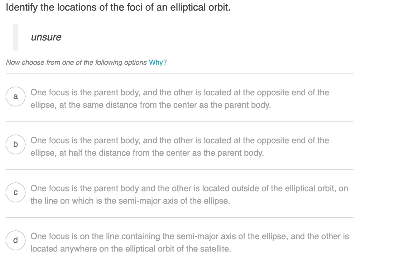 Solved Identify the locations of the foci of an elliptical | Chegg.com