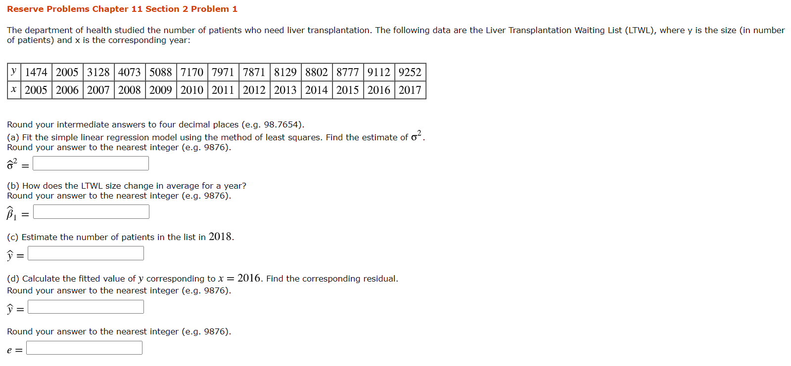 Solved Reserve Problems Chapter 11 Section 2 Problem 1 The 4799