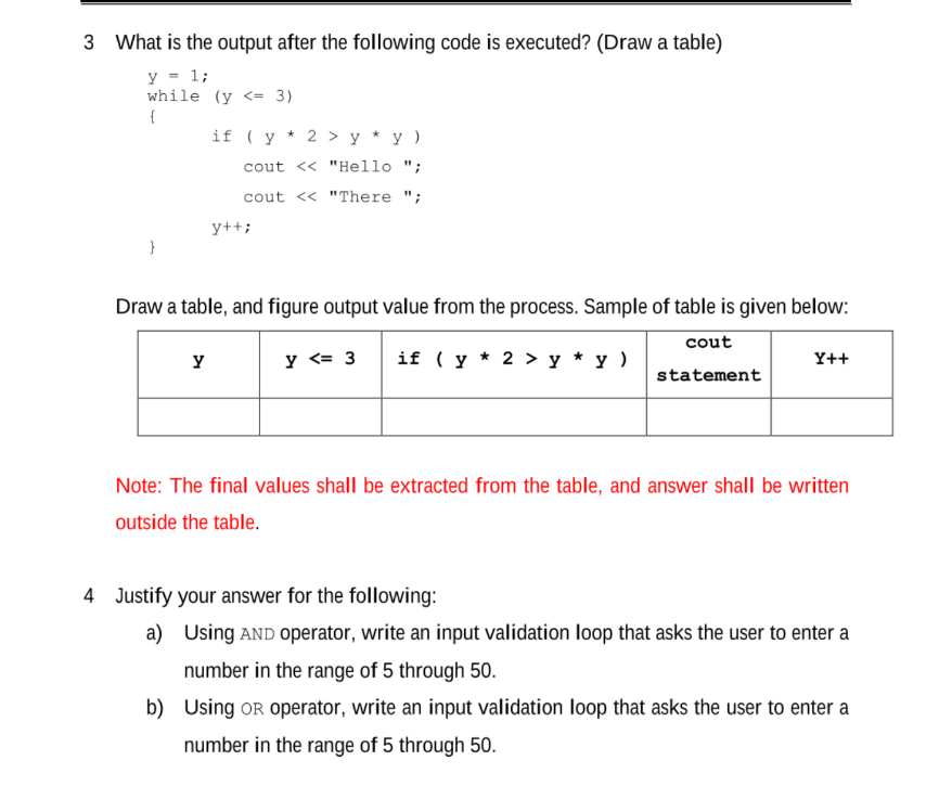 Solved 3 What is the output after the following code is | Chegg.com