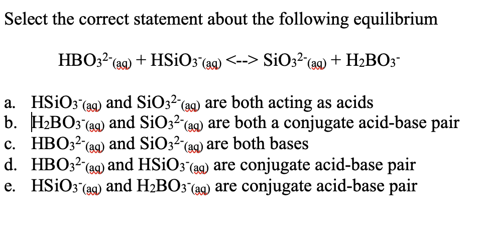 Solved Select the correct statement about the following | Chegg.com