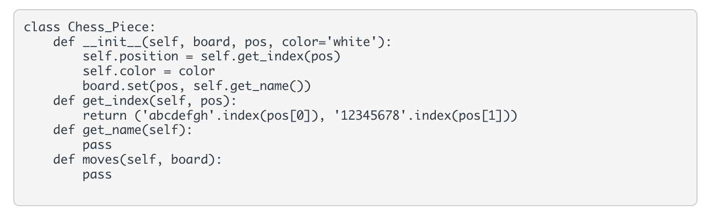 Solved Chess Python Objective Practicing With