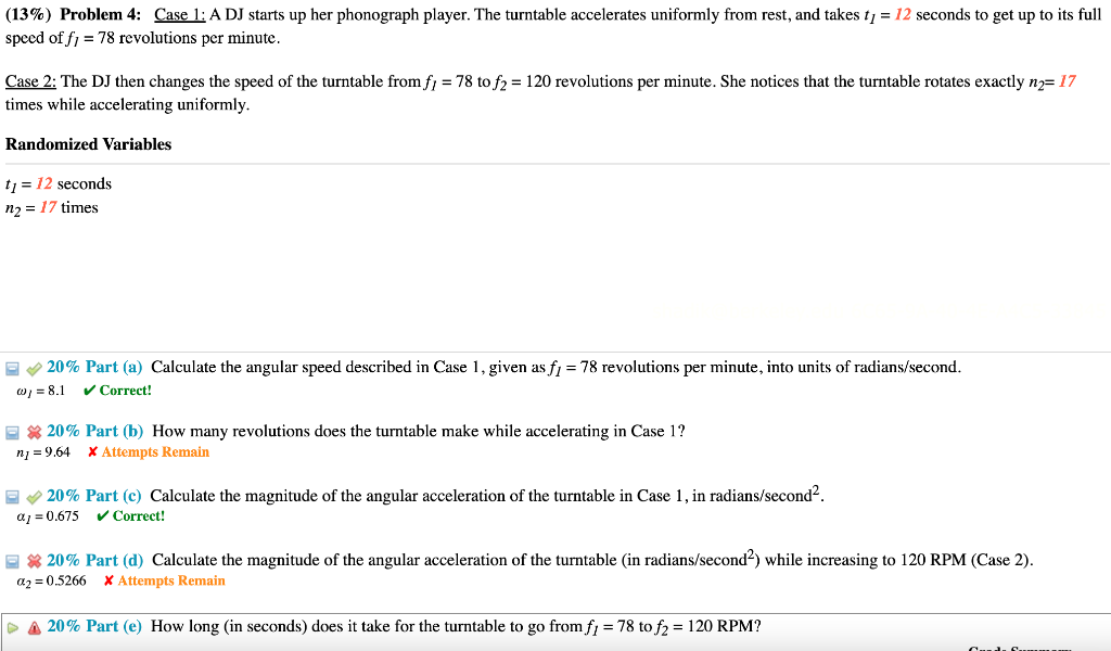 Solved (13\%) Problem 4: Case 1: A DJ starts up her | Chegg.com