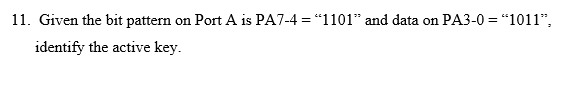 Solved K1 PA4 2 PA5 6 DTMF KEYPAD PA6 PA7 0 Vcc PA0 PA1 PA2 | Chegg.com