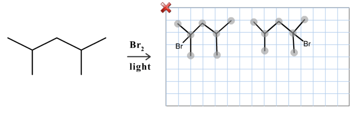 Solved Draw the major monobromination product when the | Chegg.com