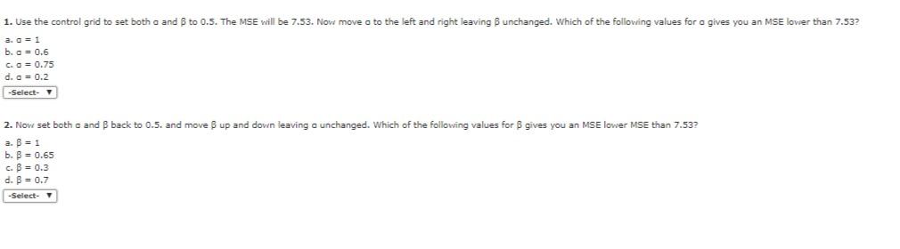 Solved Linear Exponential Smoothing Response Grid Conceptual | Chegg.com