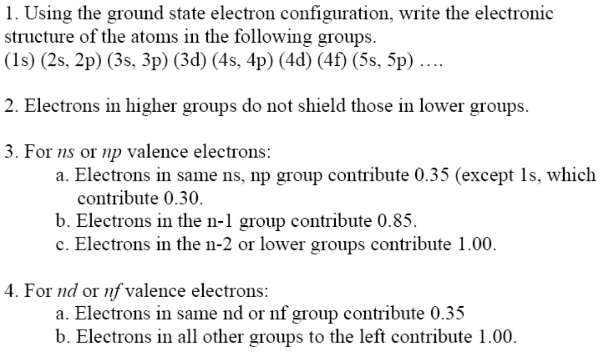1. Using the ground state electron configuration, | Chegg.com