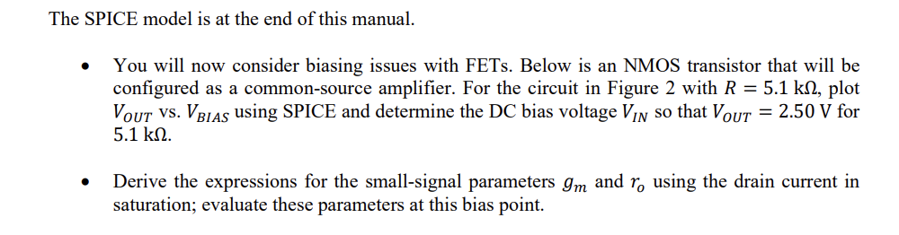 Solved I need an ltspice netlist and a screenshot of the | Chegg.com