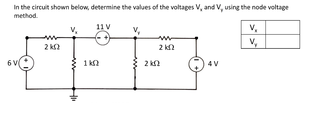 Solved In the circuit shown below, determine the values of | Chegg.com