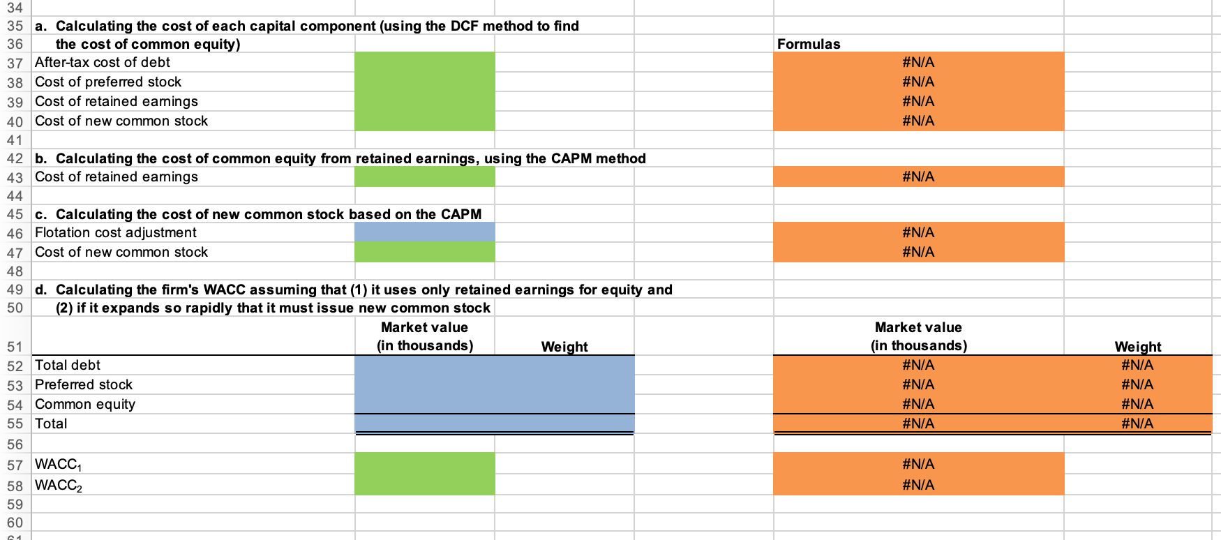 Solved 1 Calculating the WACC 2. 3 Skye Computer Company: | Chegg.com