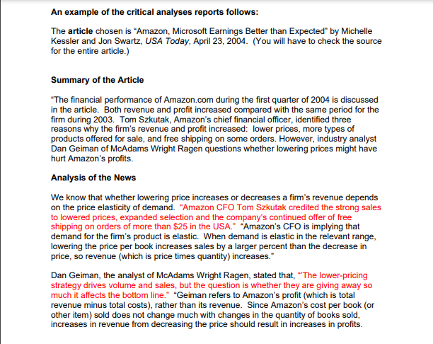 Provide a brief summary of a current (within one | Chegg.com