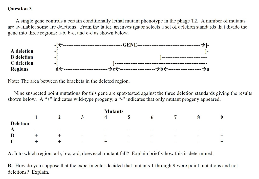 A single gene controls a certain conditionally lethal | Chegg.com