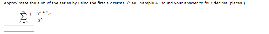 Solved Approximate The Sum Of The Series By Using The First 6377