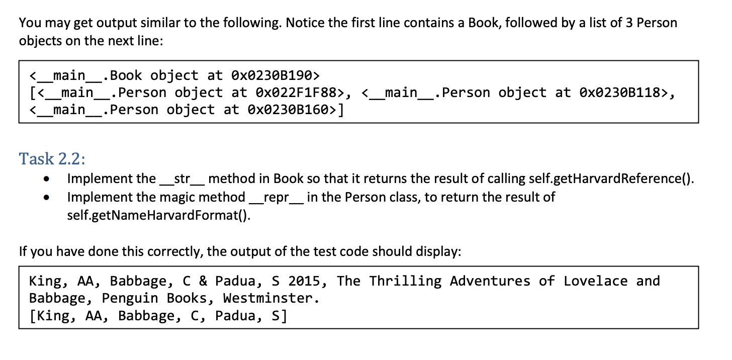 Solved Task 2 (15 marks) Consider the UML diagram below. | Chegg.com