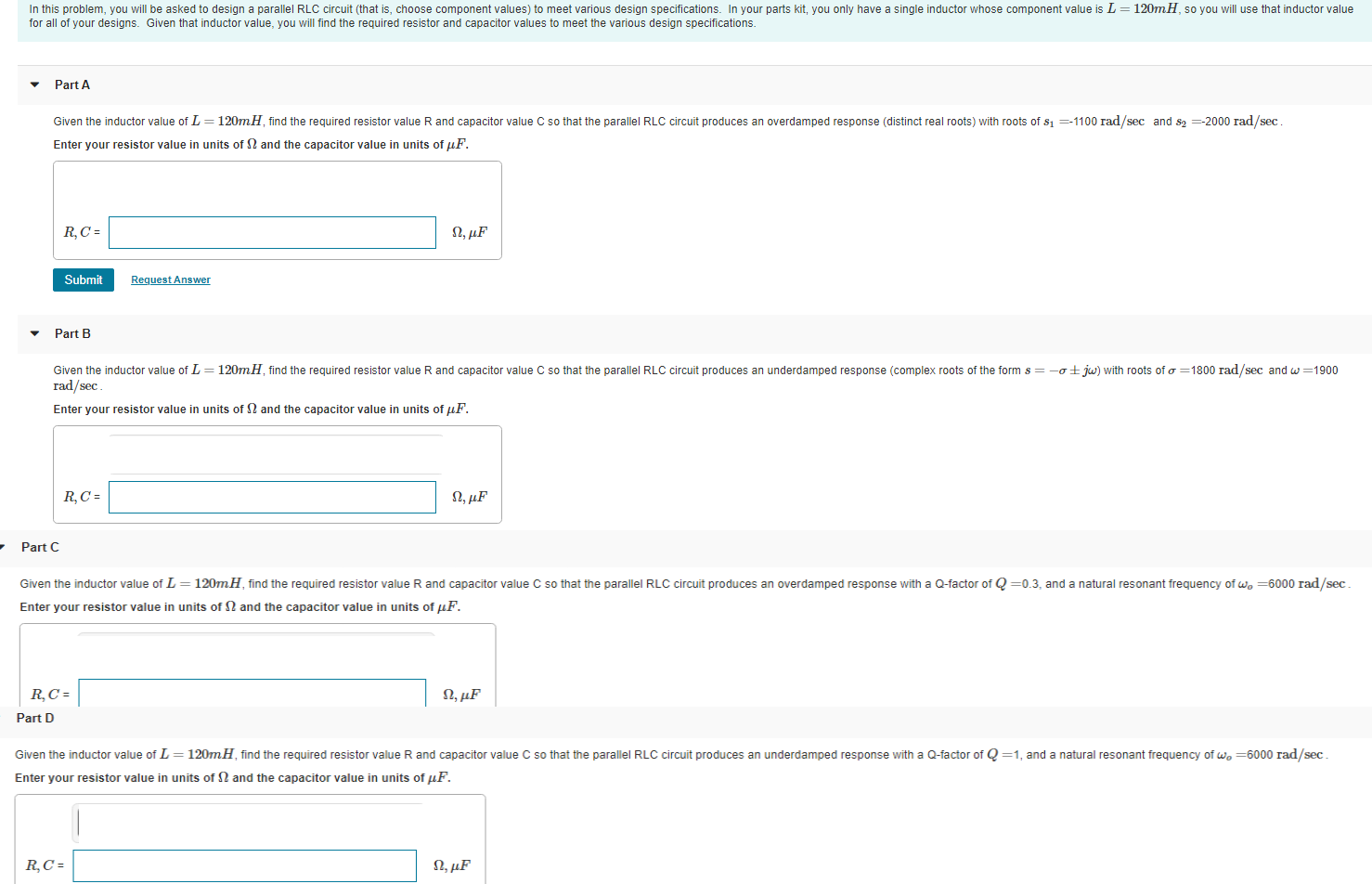 Solved In this problem, you will be asked to design a | Chegg.com