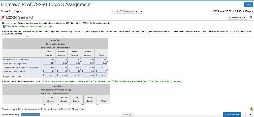 Solved Homework Acc 260 Topic 3 Assignment Save Score 0 Of