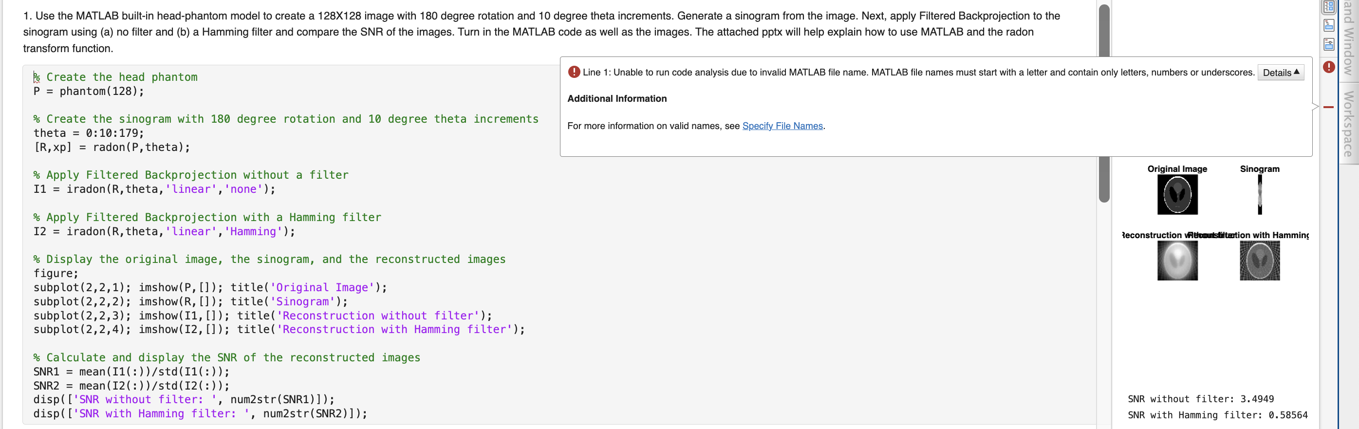 Solved MI Q1 ﻿HW2 ﻿Please fix the error in the following | Chegg.com