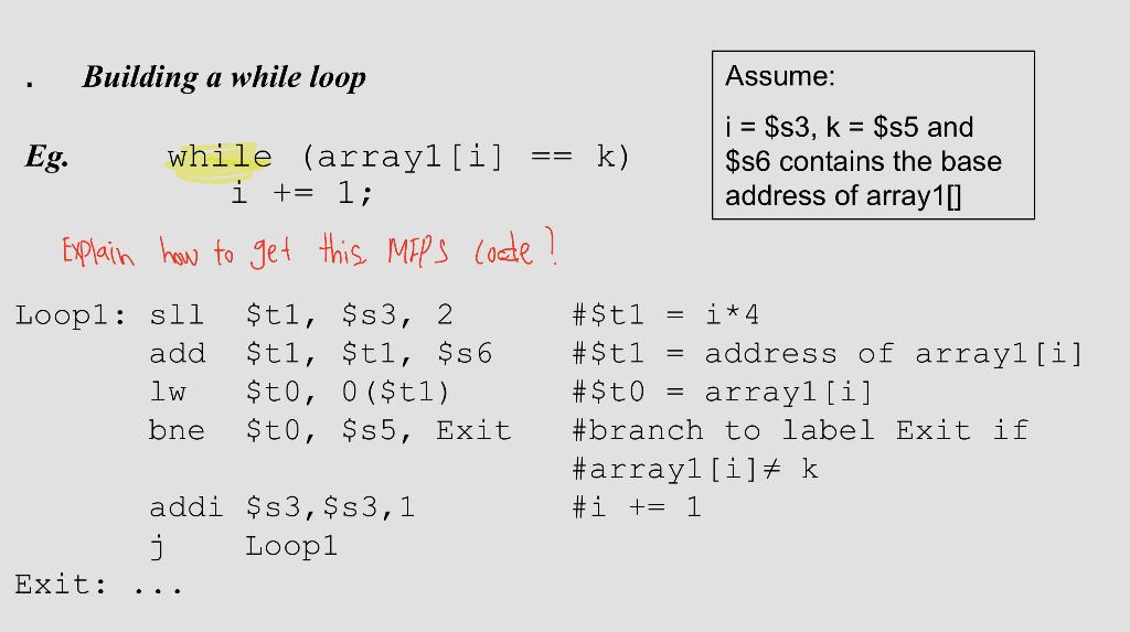 Solved Building a while loop . Eg. == while (arrayl [i] i += | Chegg.com
