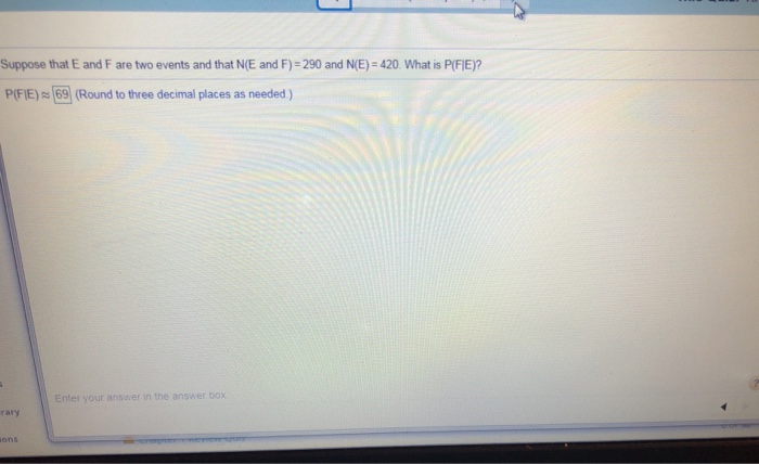 Solved Find the probability of the indicated event if | Chegg.com