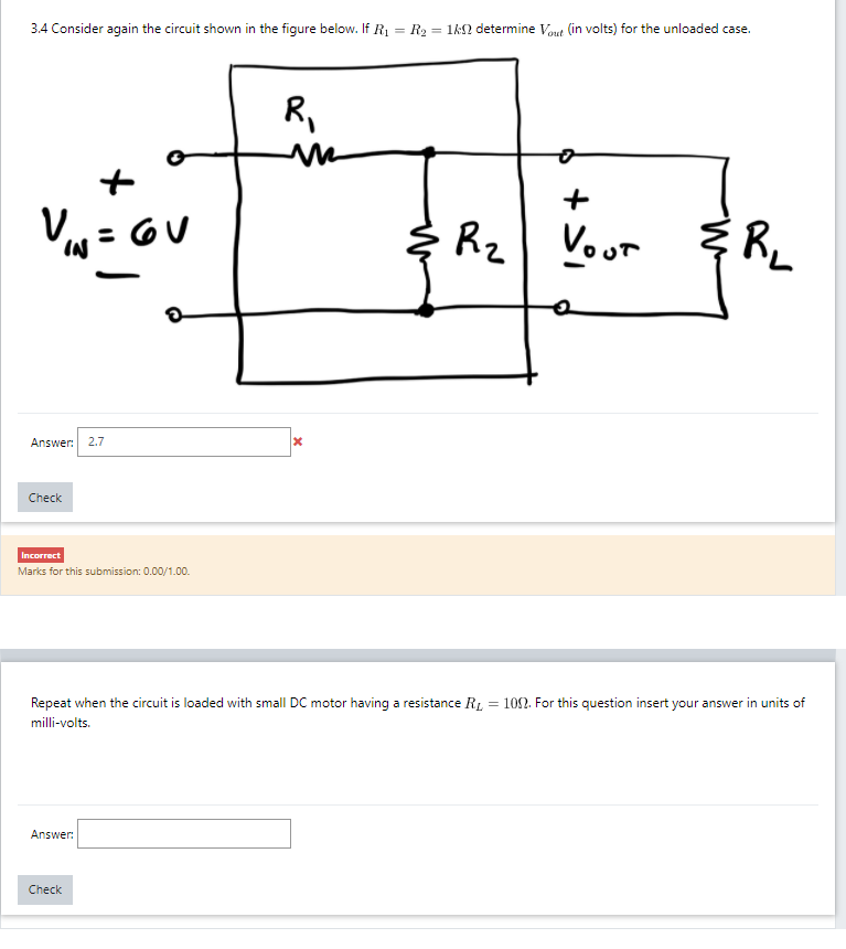 Solved 3.4 Consider again the circuit shown in the figure | Chegg.com