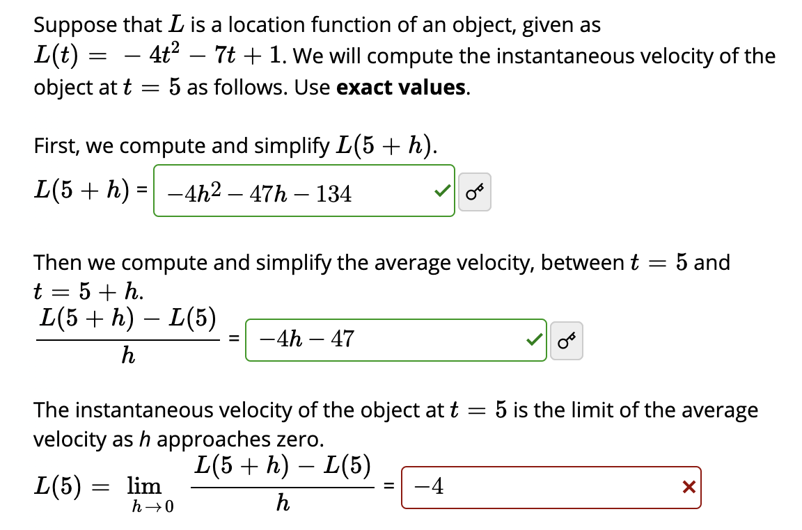 Solved Suppose That L Is A Location Function Of An Object