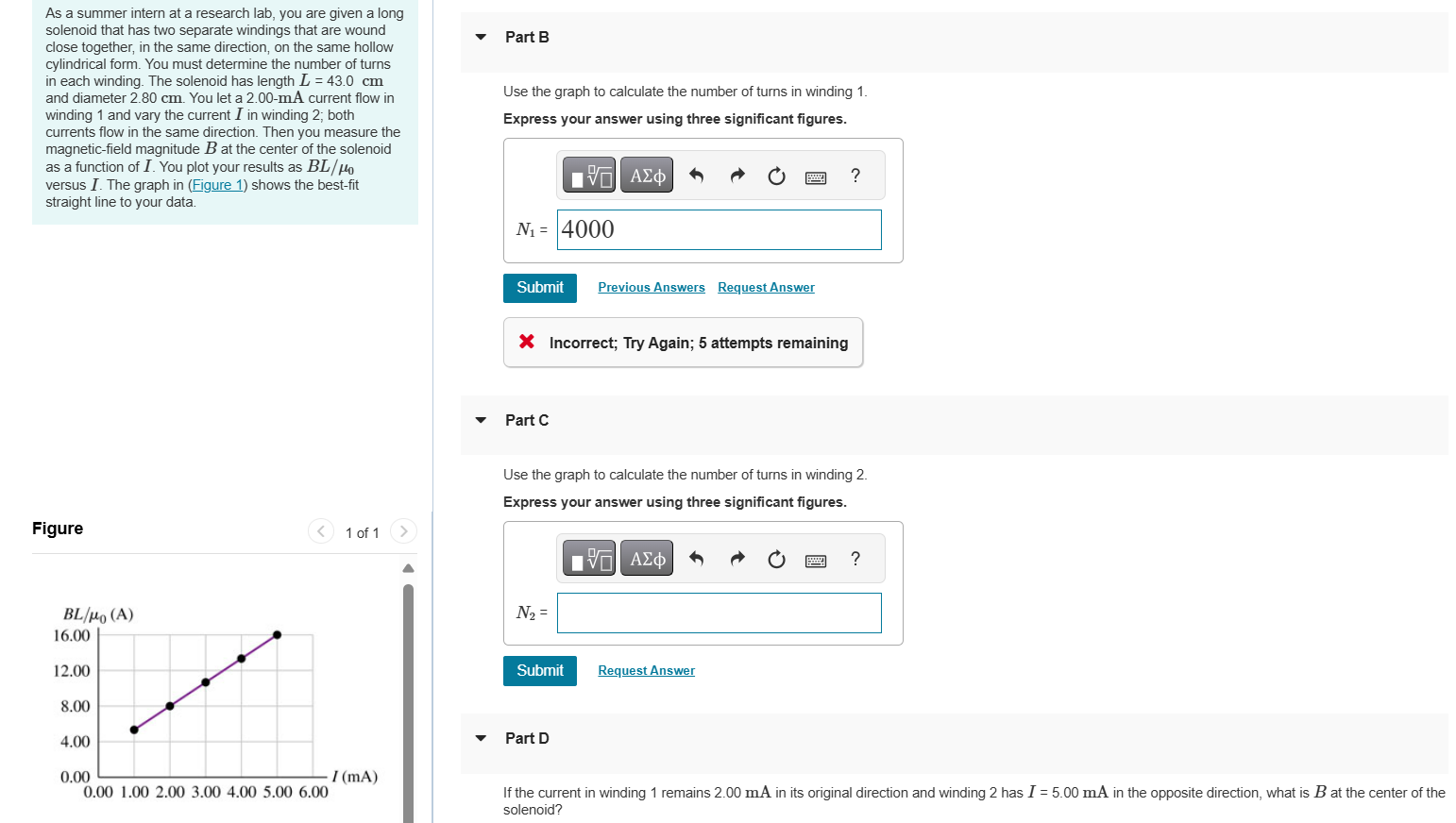 Solved As a summer intern at a research lab, you are given a | Chegg.com