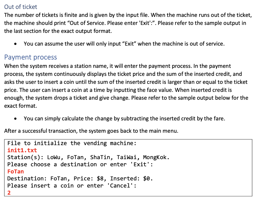Solved Vending Machine Python Please include screenshots | Chegg.com