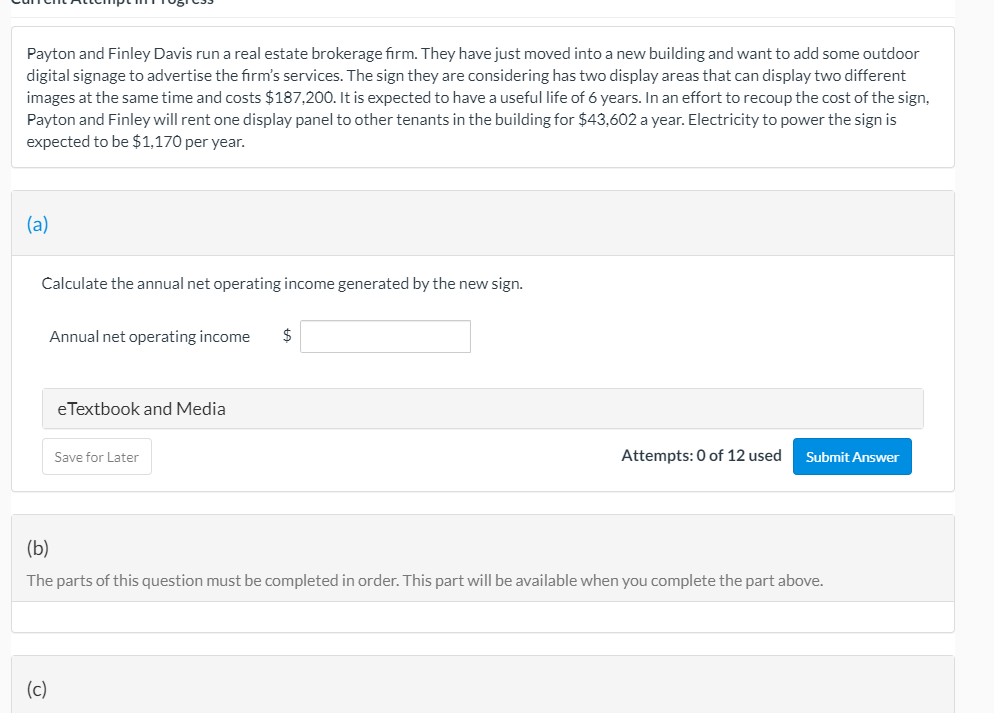 Solved Payton and Finley Davis run a real estate brokerage | Chegg.com