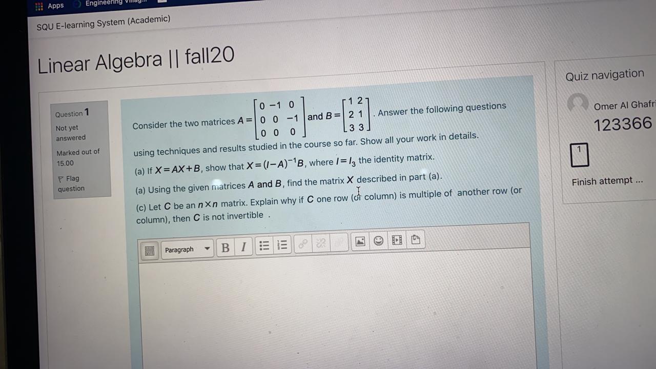 HH Apps Engineering SQU E-learning System (Academic) | Chegg.com