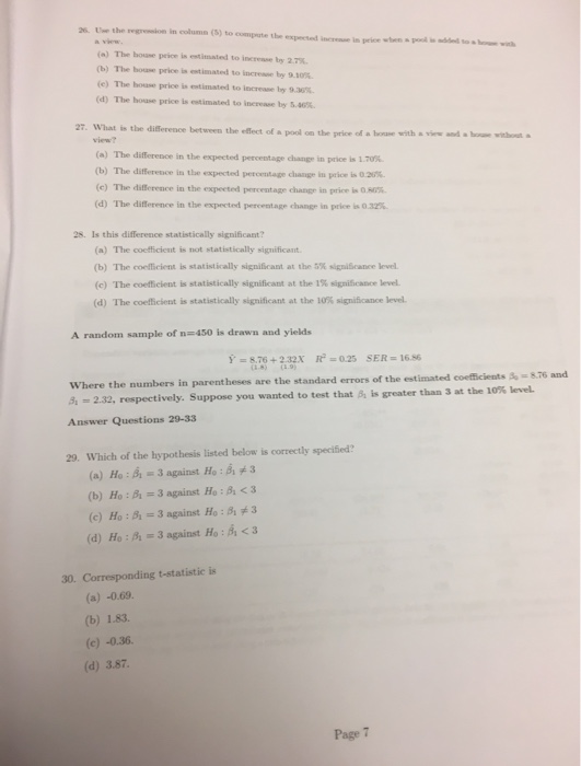 Solved 14. Consider the polynomial regression model of | Chegg.com