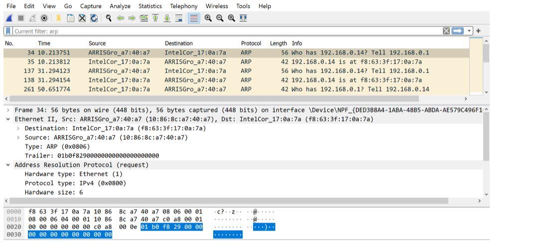 Solved File Edit View Tools Help Go Capture Analyze | Chegg.com