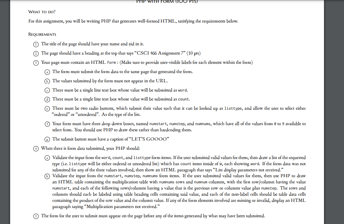 Solved WHAT TO DO?For this assignment, you will be writing | Chegg.com