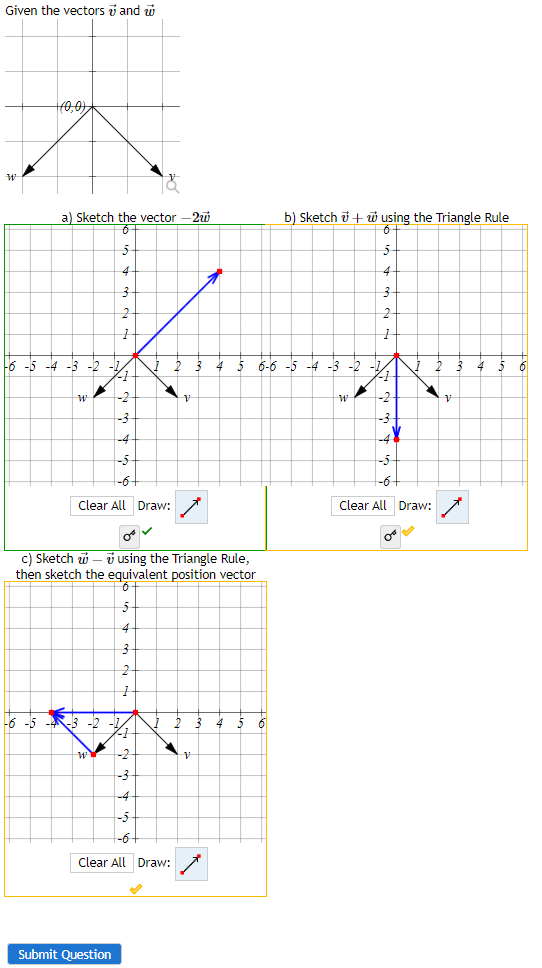 Solved Help with Vectors please.Could you please give the | Chegg.com