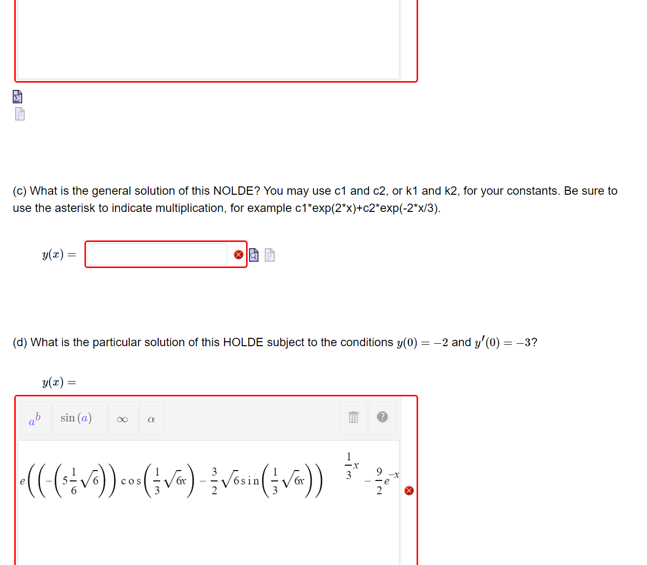 Solved Consider the differential equation | Chegg.com