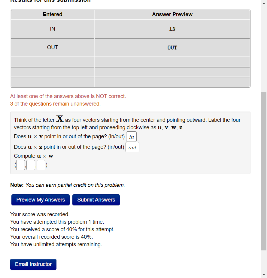 Solved Entered Answer Preview IN IN OUT OUT At least one | Chegg.com