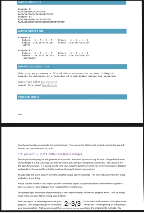OVERVIEW This assignment will give you practice with | Chegg.com