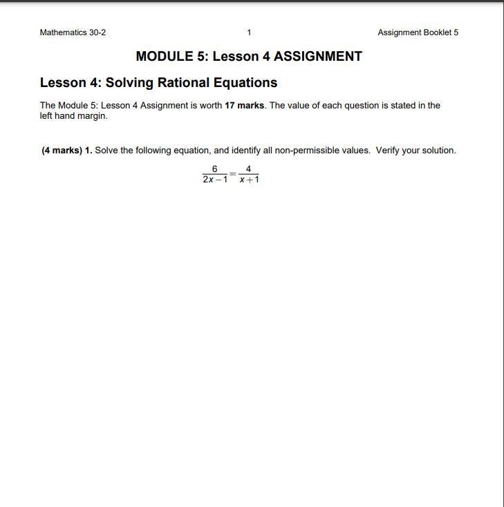 Solved Mathematics 30-2 Assignment Booklet 5 MODULE 5: | Chegg.com Solved Mathematics 30-2 Assignment Booklet 5 MODULE 5: | Chegg.com
