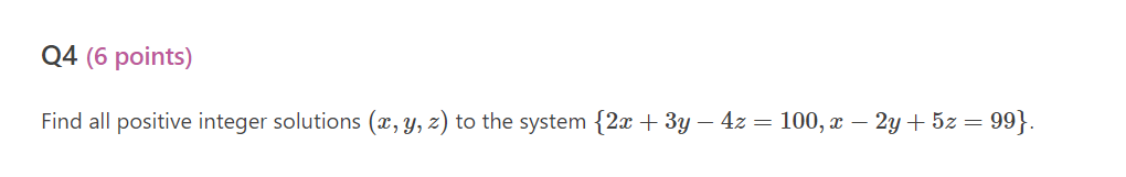 Solved Find all positive integer solutions (x,y,z) to the | Chegg.com