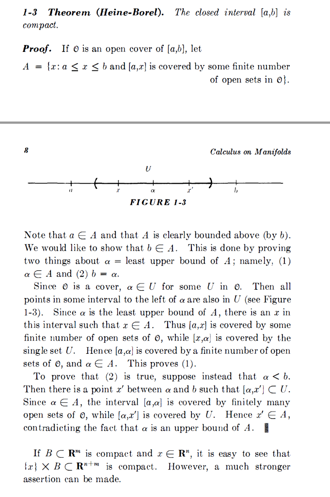 Solved This problem treats the part of the Heine-Borel | Chegg.com