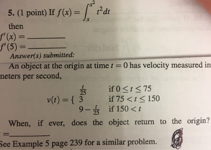 Solved If f (x) = integral^x^2_x t^2 dt then f' (x) = f' | Chegg.com