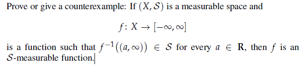 Solved Prove or give a counterexample: If (X, S) is a | Chegg.com