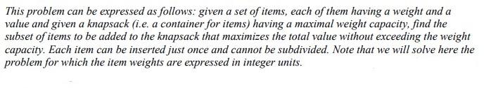 Create a Scheme program to solve the backpack problem | Chegg.com