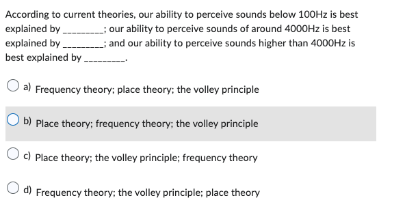 Solved According to current theories, our ability to | Chegg.com