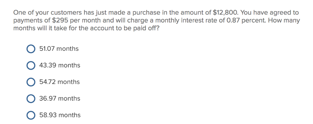 Solved One of your customers has just made a purchase in | Chegg.com