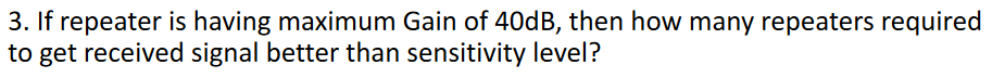 Regenerative Repeater: Example A Transmitter emits | Chegg.com