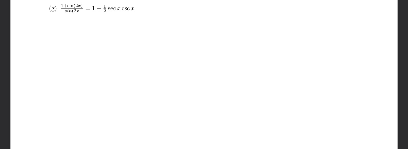 Solved prove the trig identities | Chegg.com Solved prove the trig identities | Chegg.com